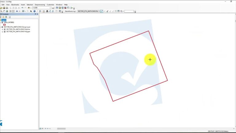 Aprende a importar y georeferenciar un archivo CAD en ArcGIS
