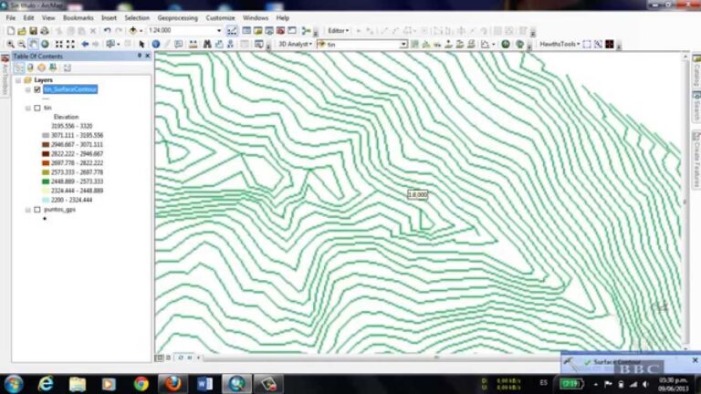 Genera curvas de nivel en ArcGIS: tutorial paso a paso