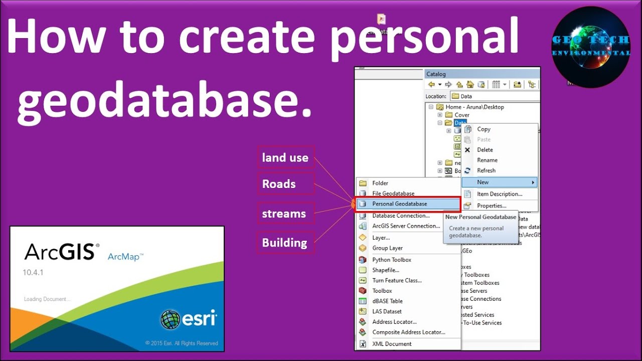 Añade una Geodatabase en ArcGIS 10.4 y optimiza tus proyectos