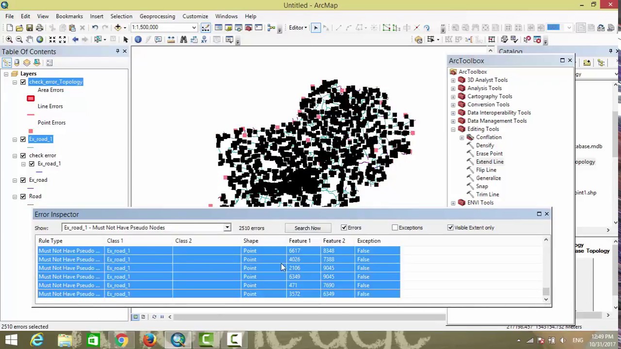 Aprende a dominar el inspector de errores en ArcGIS